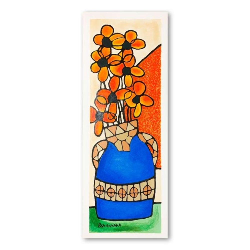 Avi Ben Simhon | Blue Vase II | MutualArt
