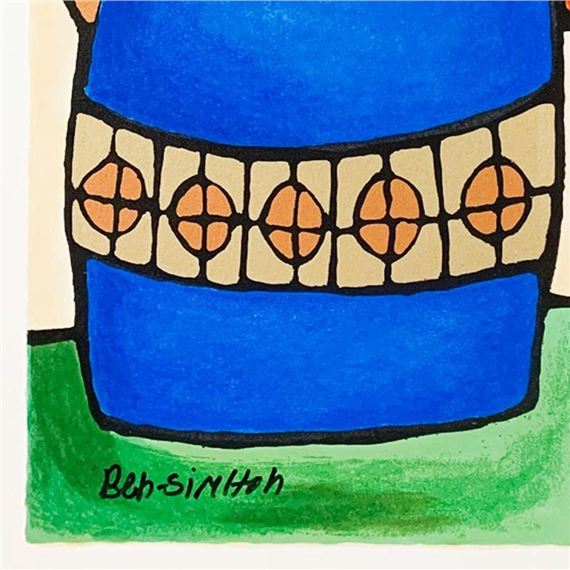 Avi Ben Simhon | Blue Vase II | MutualArt
