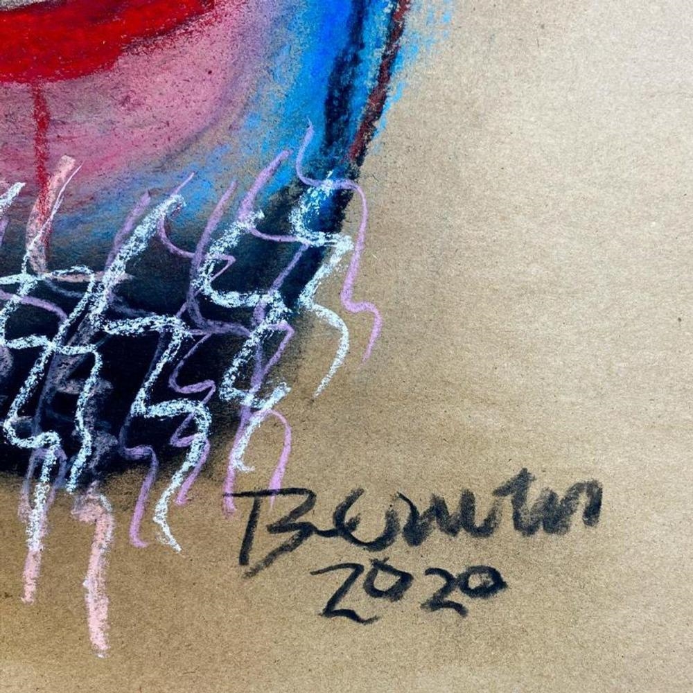 Milton Berwin | Original Pastel Drawing | MutualArt
