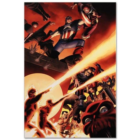 John Cassaday | Fallen Son: Death of Captain America #5 | MutualArt