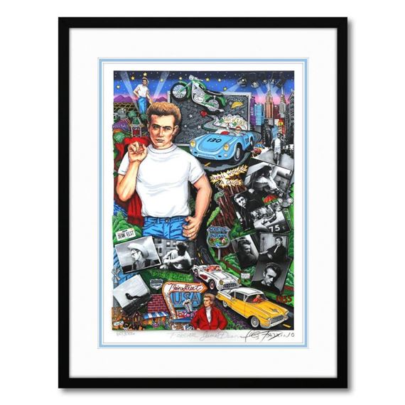 Charles Fazzino | Forever James Dean | MutualArt