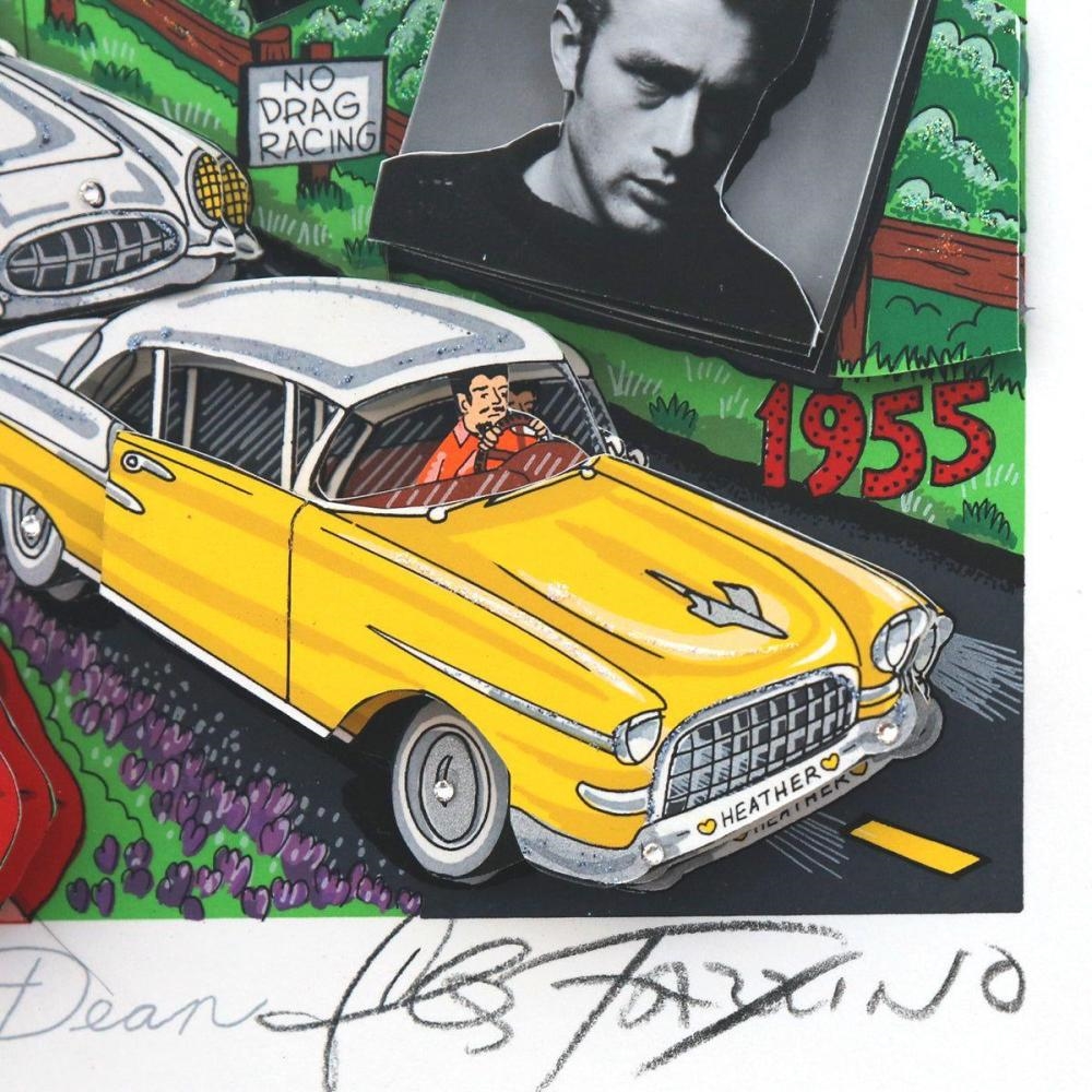 Charles Fazzino | Forever James Dean | MutualArt