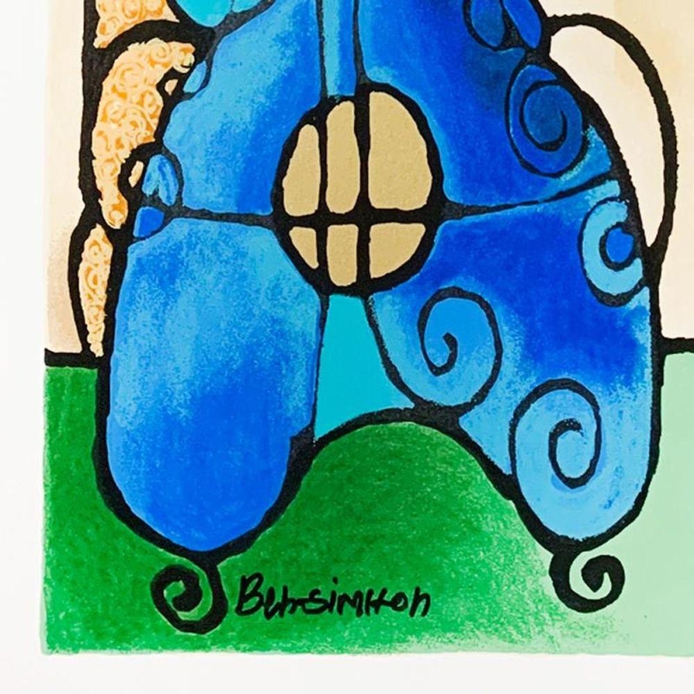 Avi Ben Simhon | Blue Vase I | MutualArt