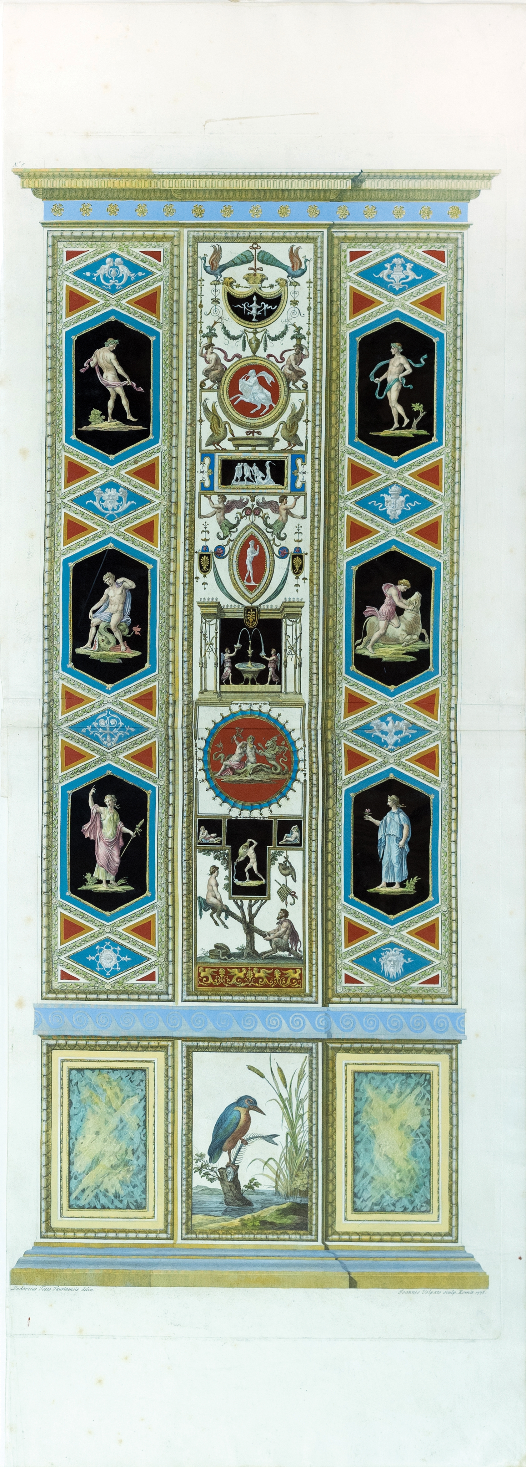 Sanzio Raffaello | Rafael's Famous Vatican Pilasters - No 5 (1772 ...