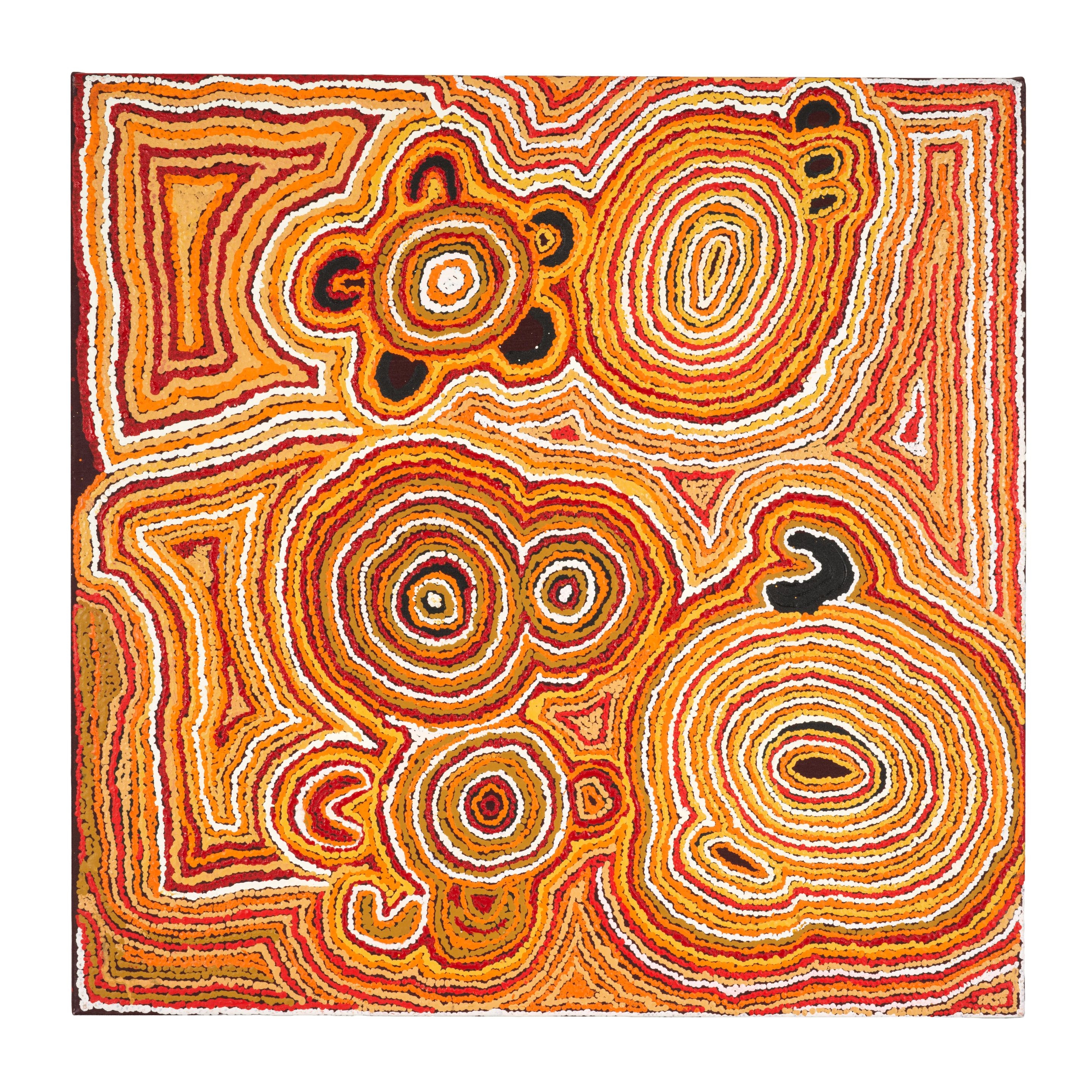 Esther Nampitjinpa | Mountain Devil Story (2008) | MutualArt