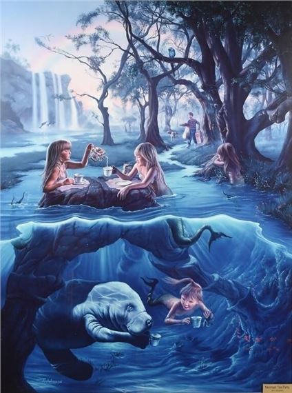 Jim Warren | Mermaid’s Tea Party | MutualArt