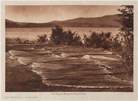 Edward S. Curtis | THE SUN LODGE - PIEGAN; DRYING TULES - COWICHAN ...