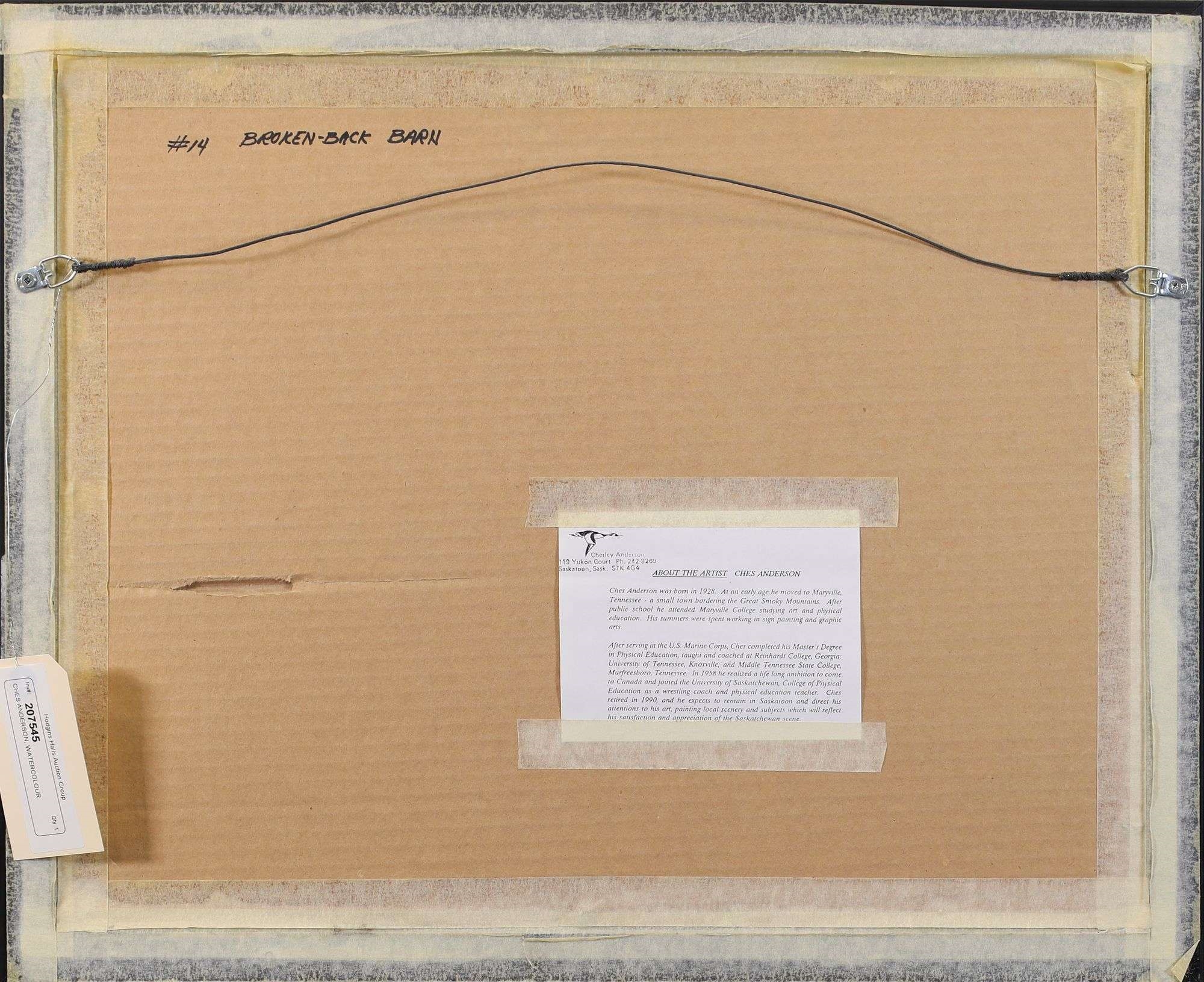 Ches Anderson | Broken-Back Barn | MutualArt