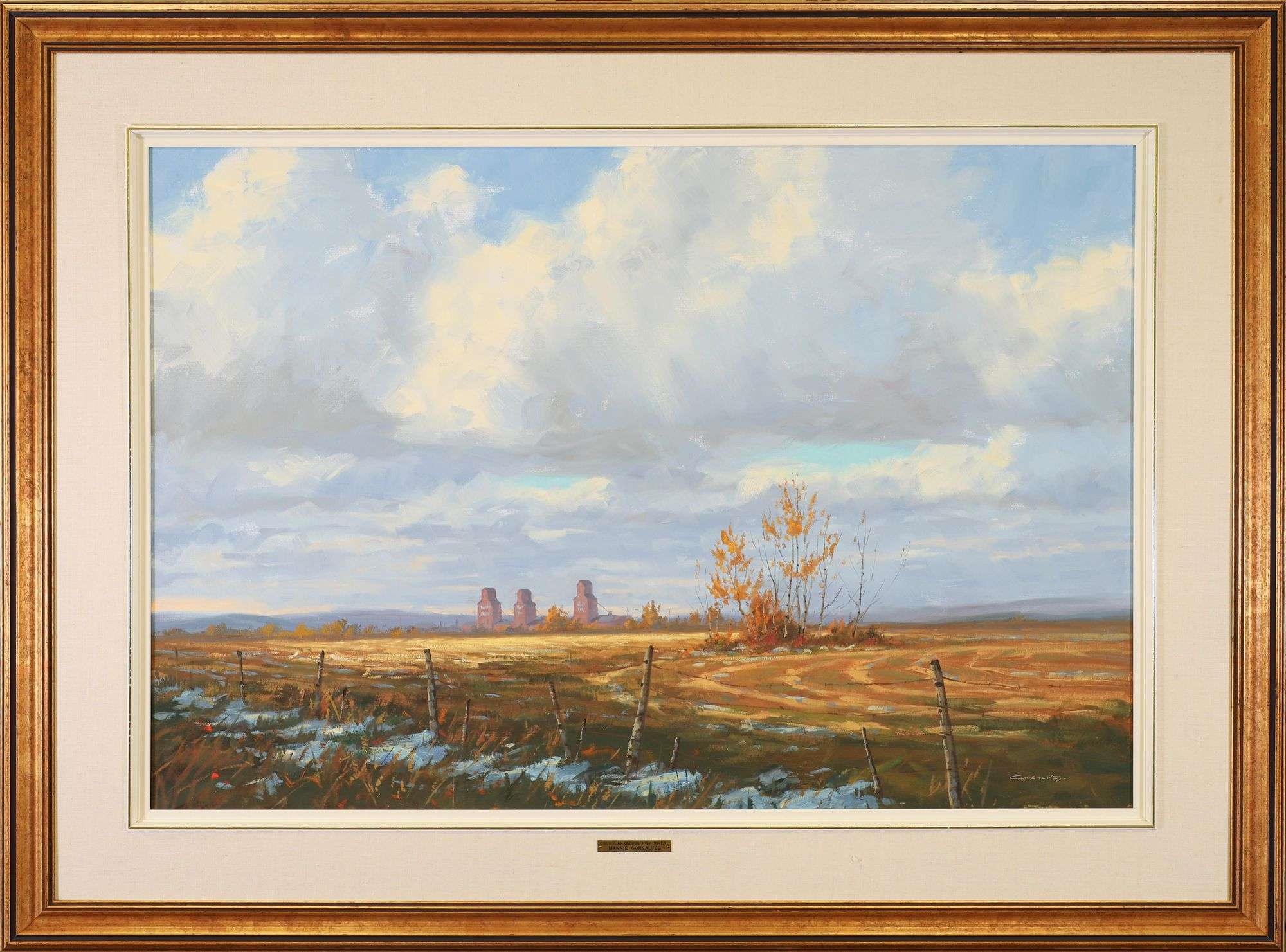 Mannie Gonsalves | Cumulus Clouds, High River | MutualArt