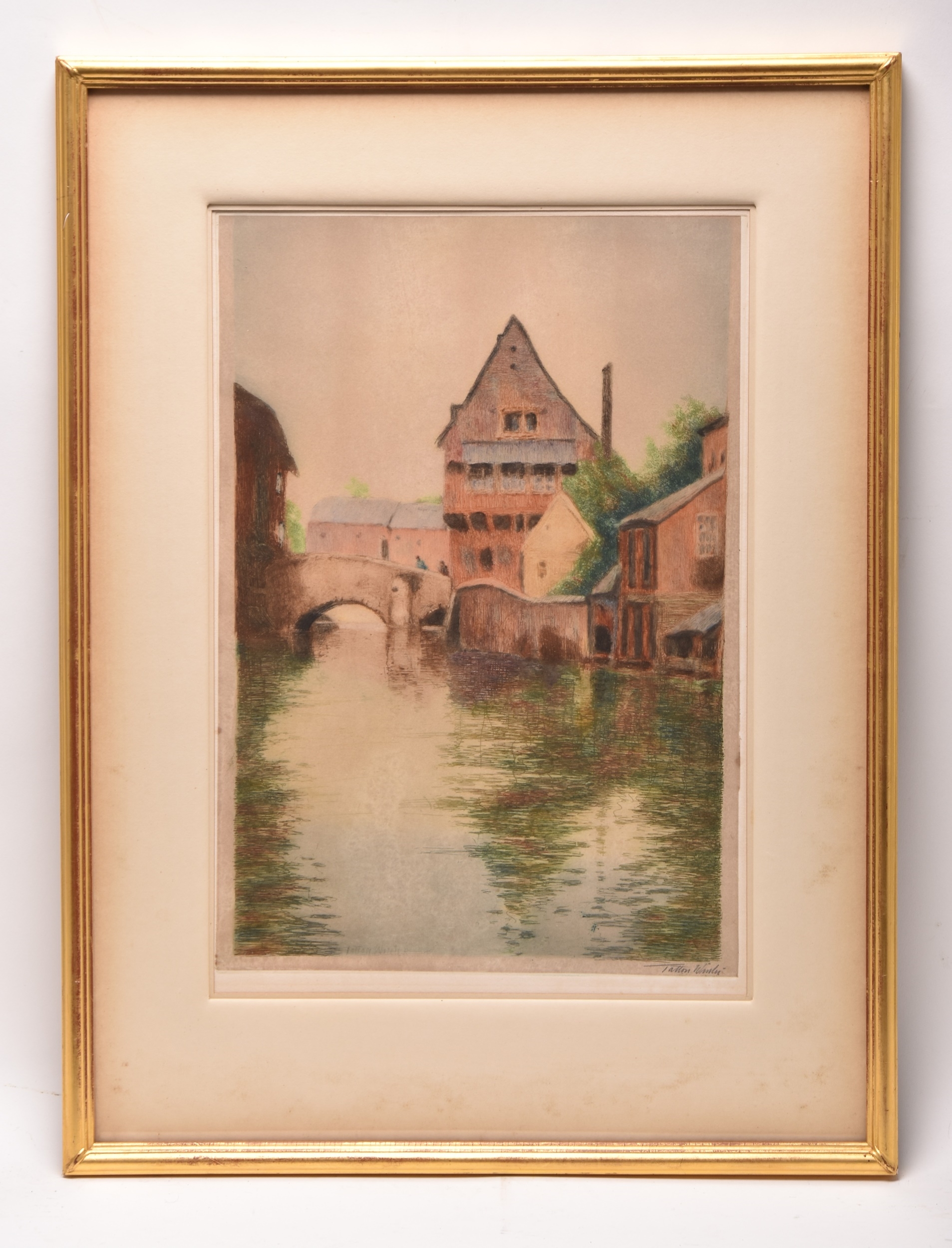 William Tatton Winter | Four coloured etchings of Salisbury | MutualArt