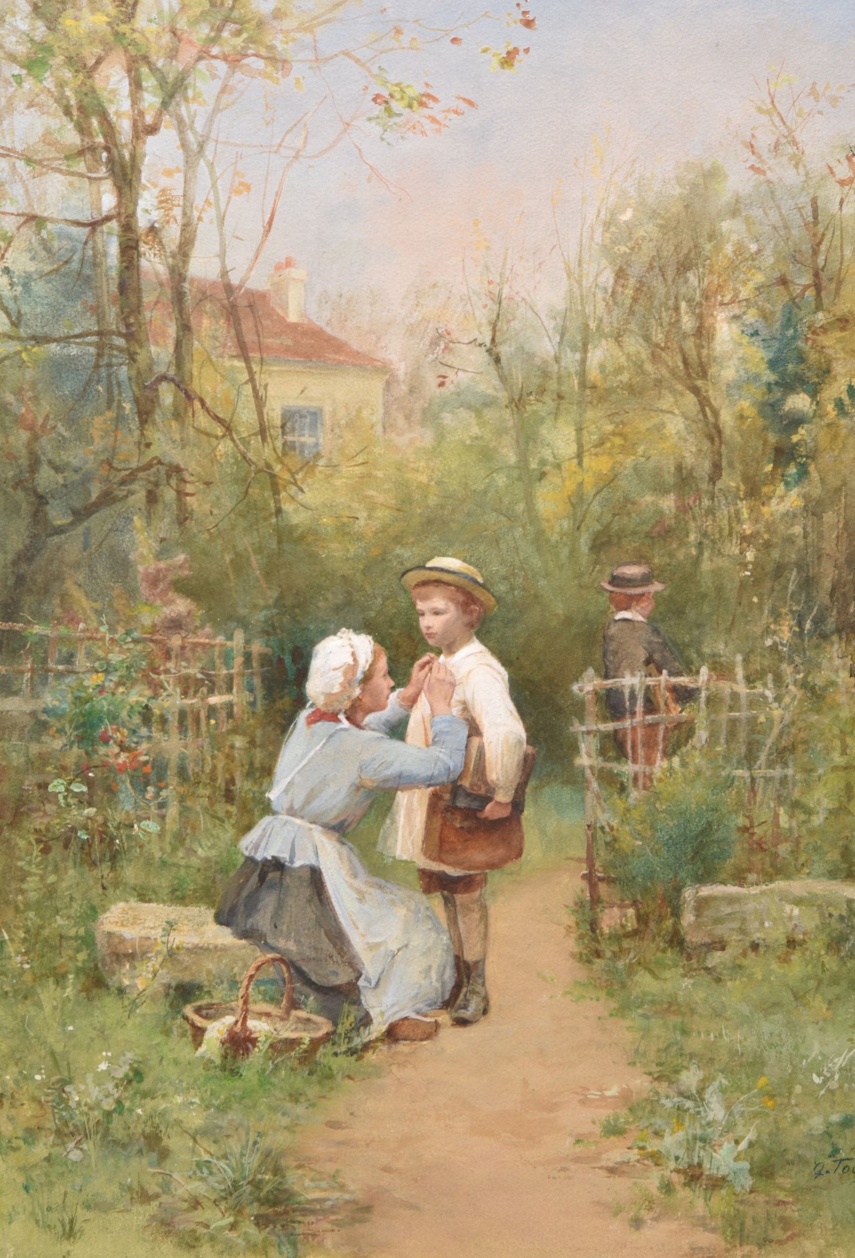 John George Todd | Preparing for School | MutualArt