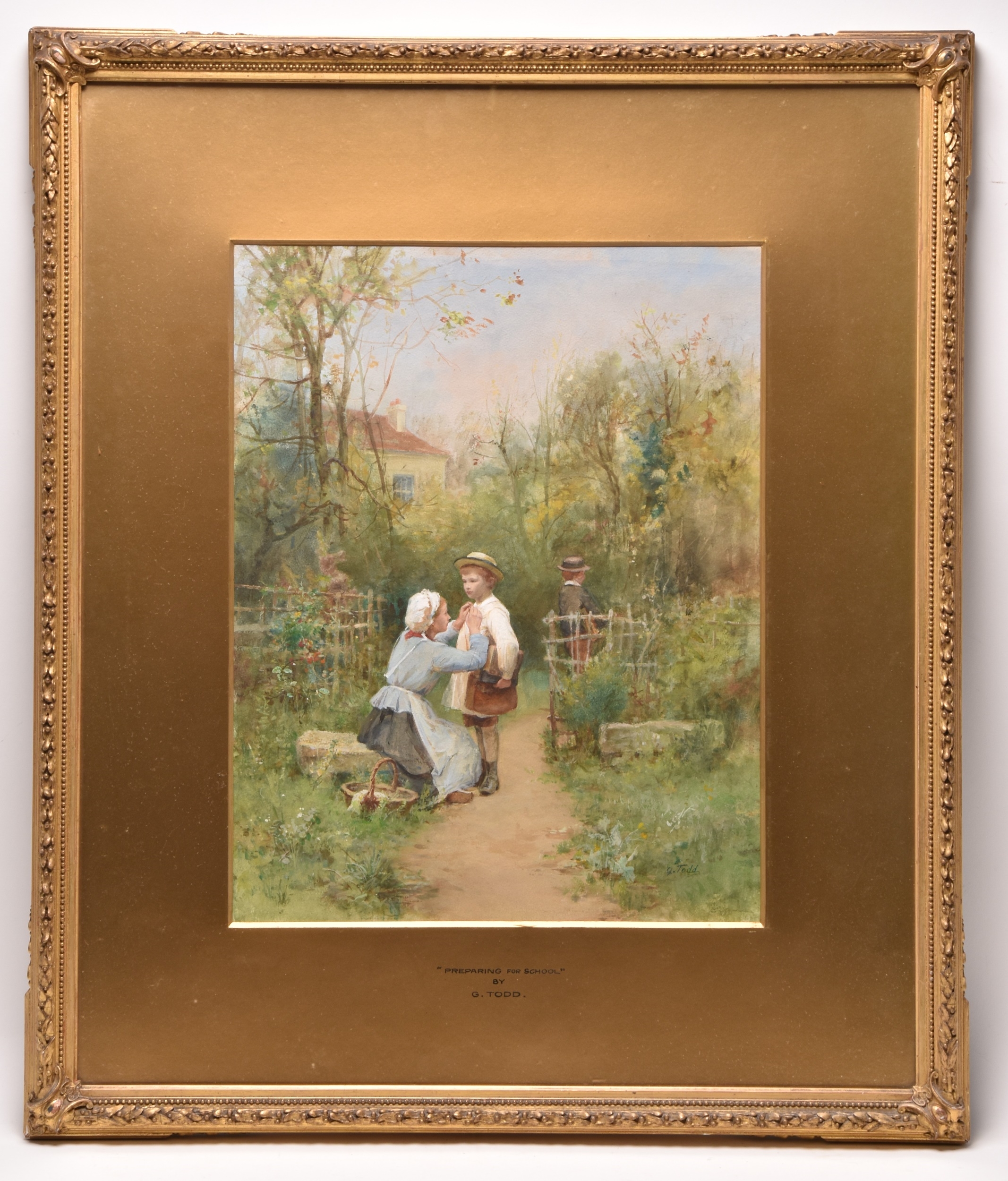 John George Todd | Preparing for School | MutualArt