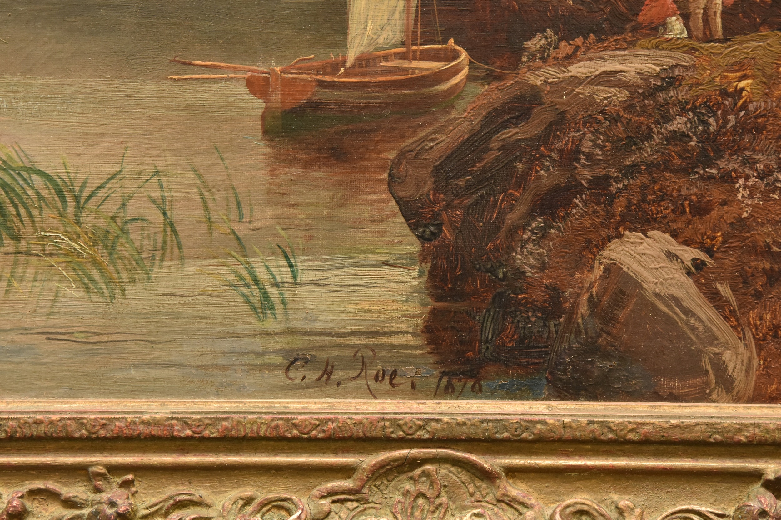 Clarence Roe | Highland Loch Scene (1878) | MutualArt