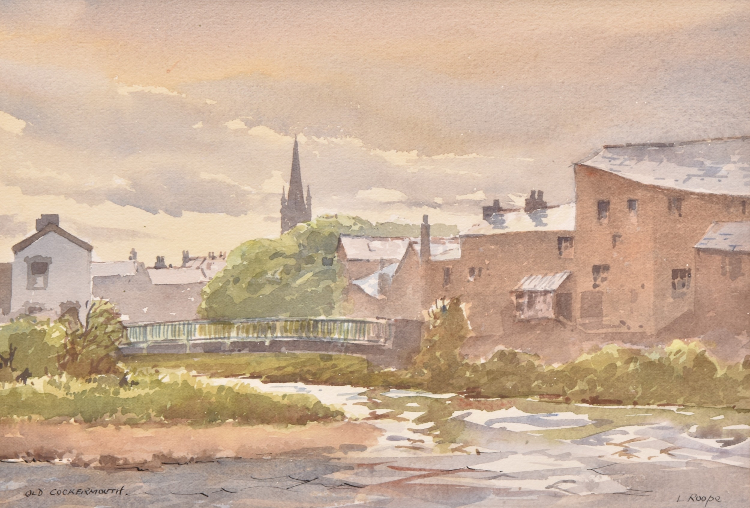 Len Roope | Old Cockermouth | MutualArt