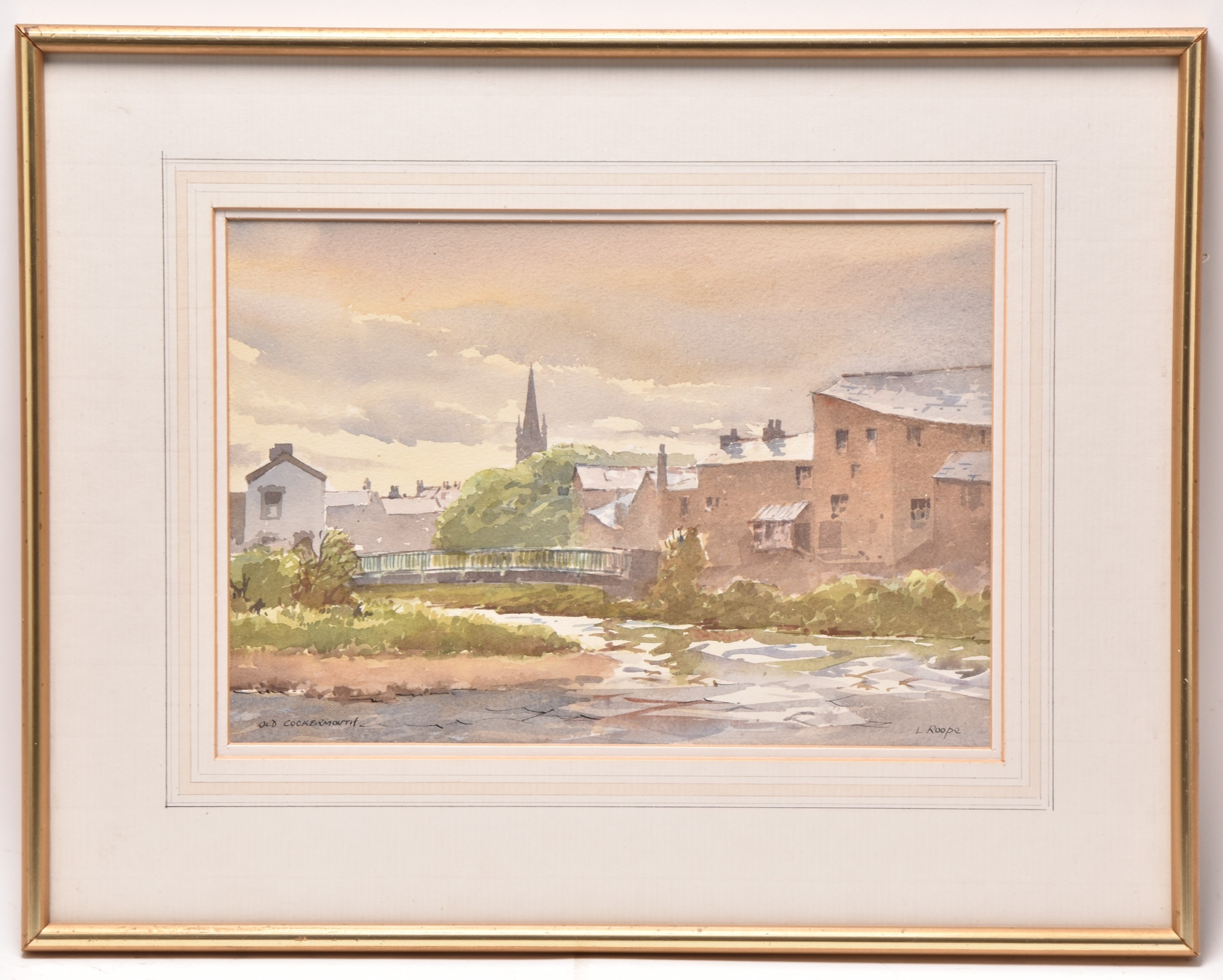 Len Roope | Old Cockermouth | MutualArt