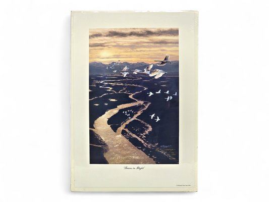 Ed Tussey | Swans in Flight | MutualArt