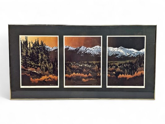 Byron Birdsall | Landscape Triptych Print | MutualArt