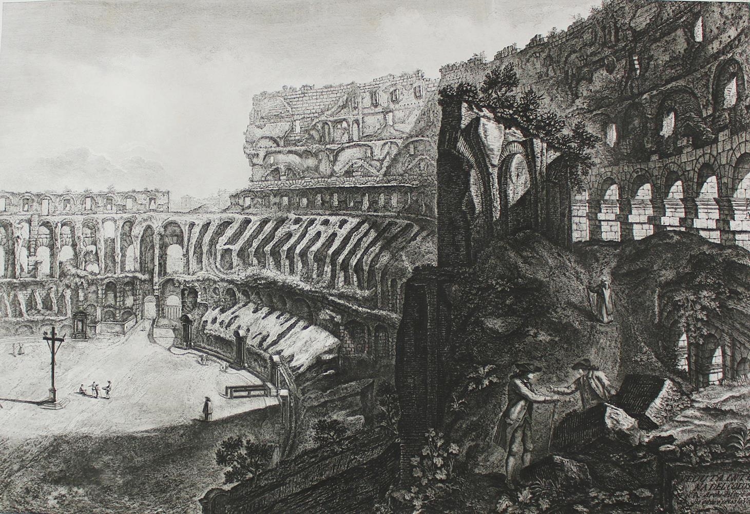 Francesco Piranesi | Veduta Interna del Colosseo (1835 - 1839) | MutualArt