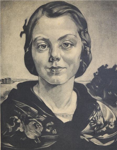 Johannes Einer Andersen Glob | Portrait einer jungen Frau | MutualArt