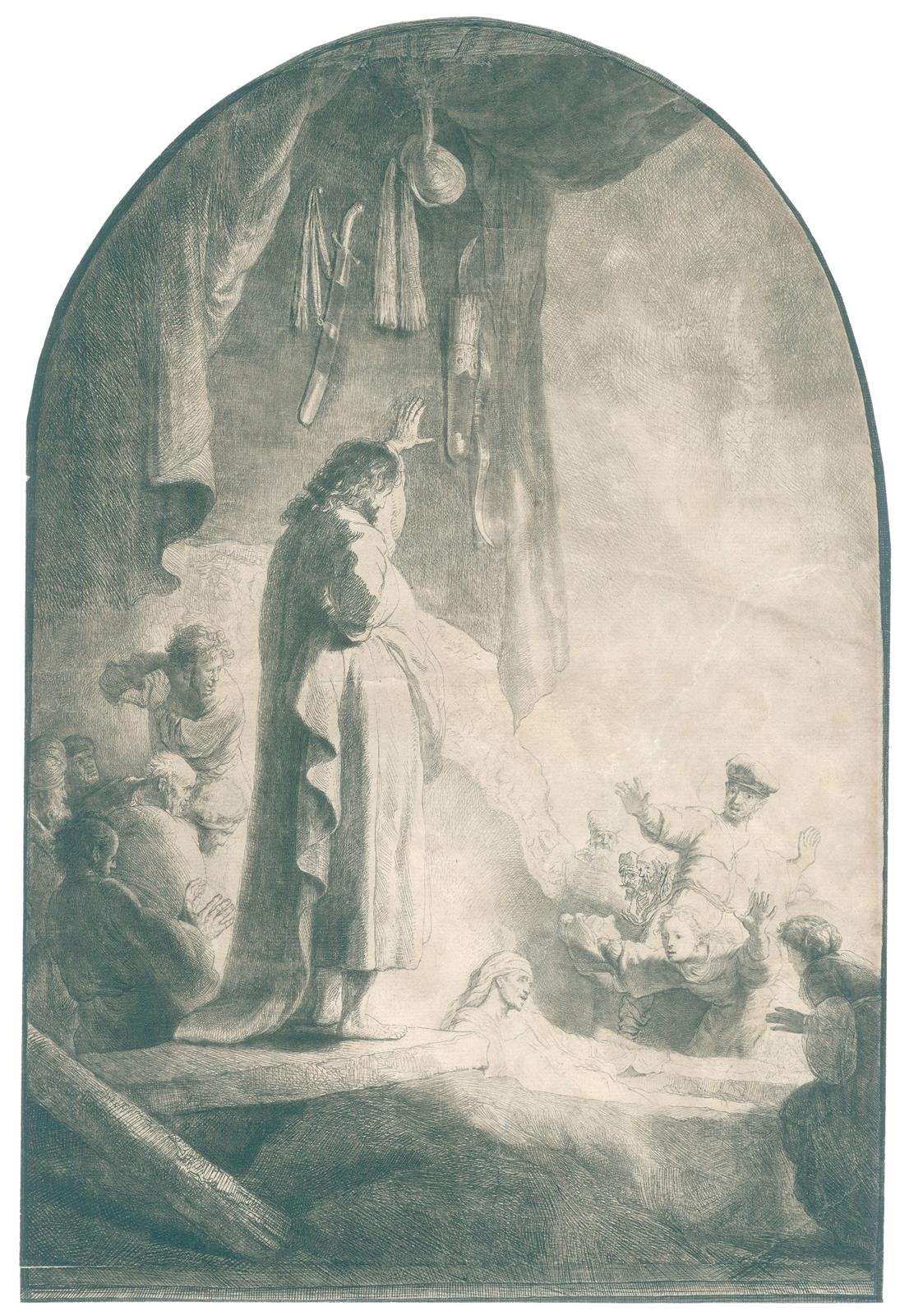 van Rijn Rembrandt | Die große Auferweckung des Lazarus (1632 ...