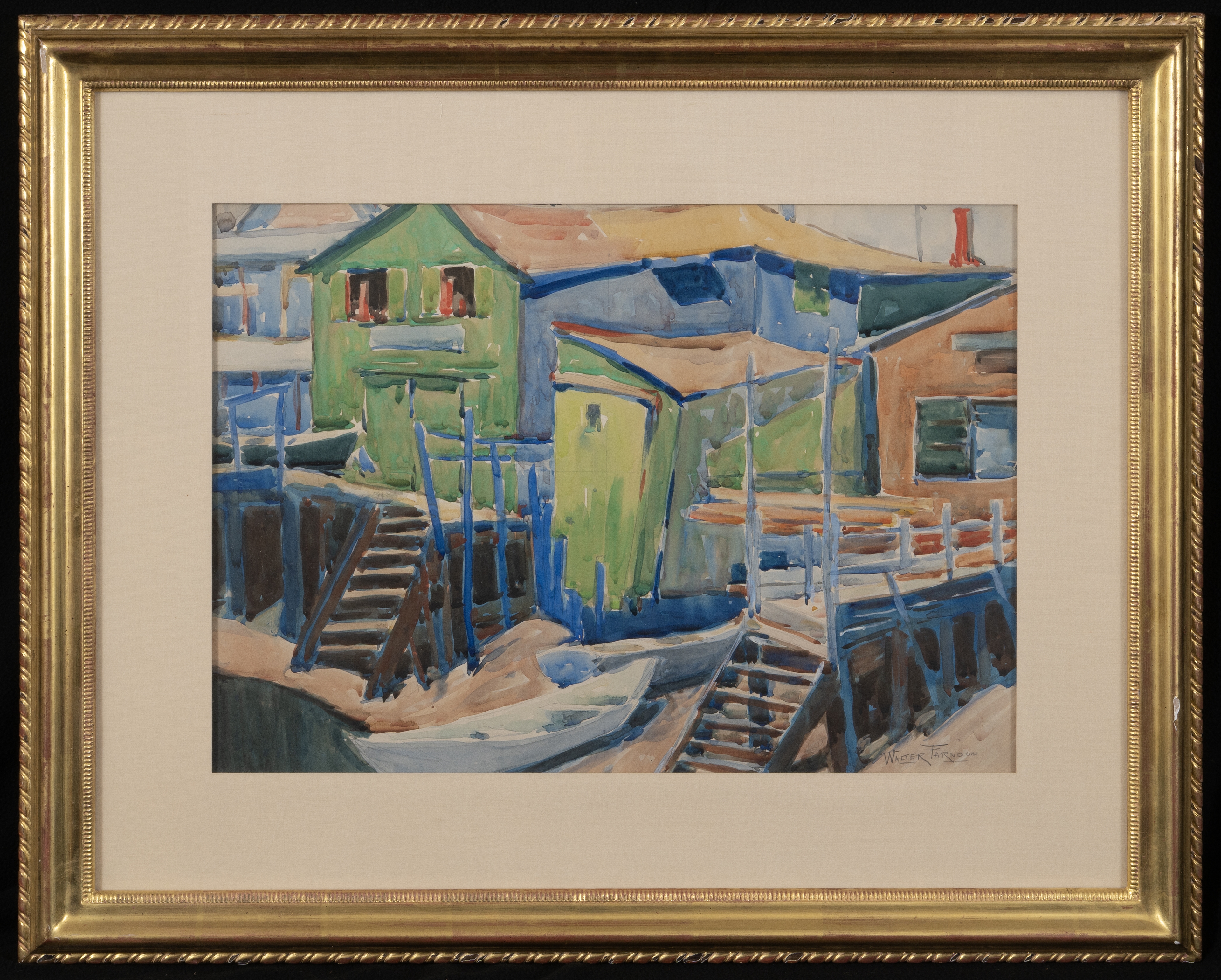 Walter Farndon | Jumbled Beach Houses | MutualArt