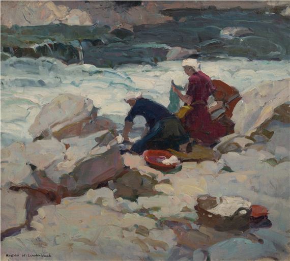 Walt Louderback | Wash Day | MutualArt