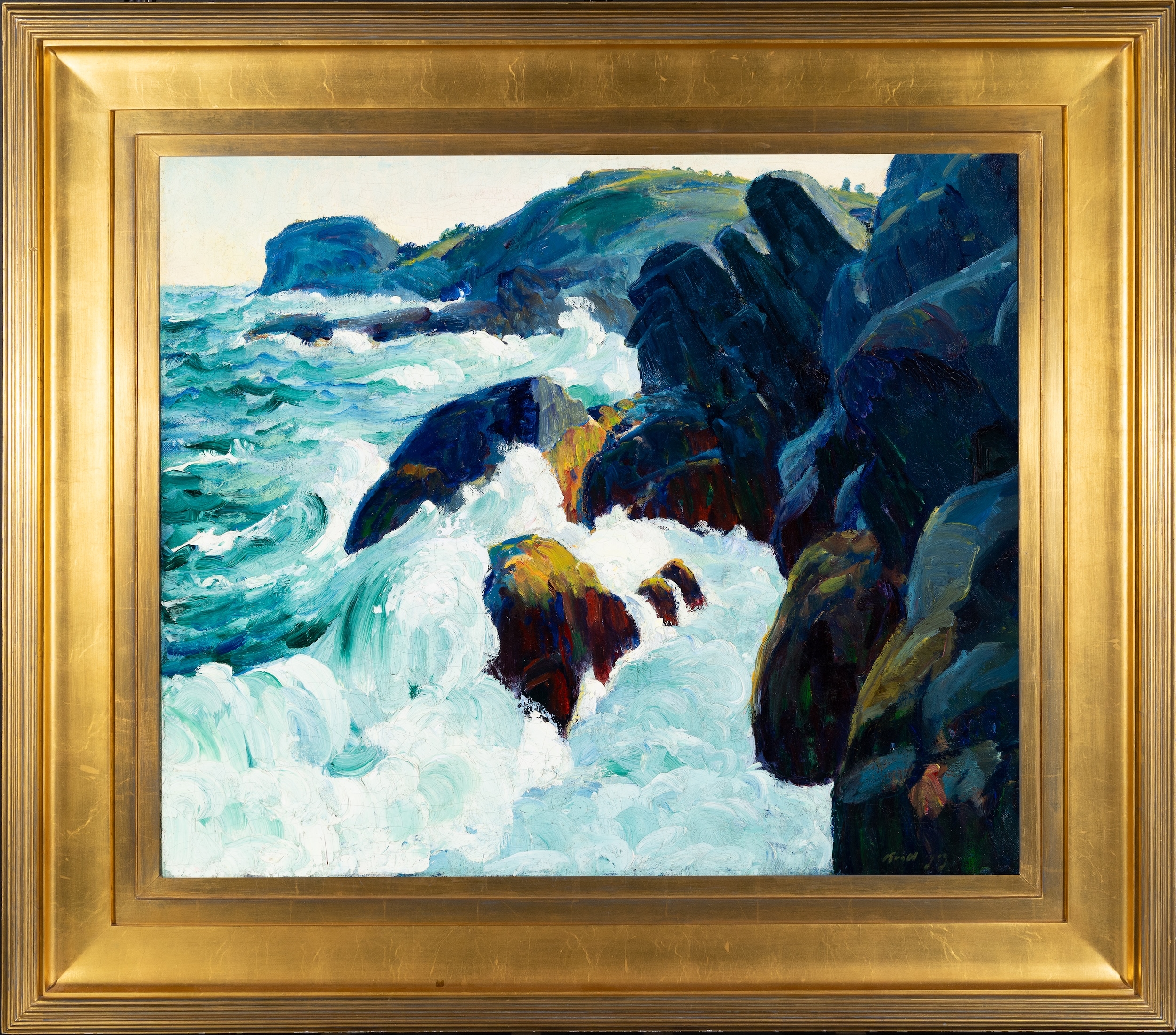 Leon Kroll | Gull Rock (1913) | MutualArt