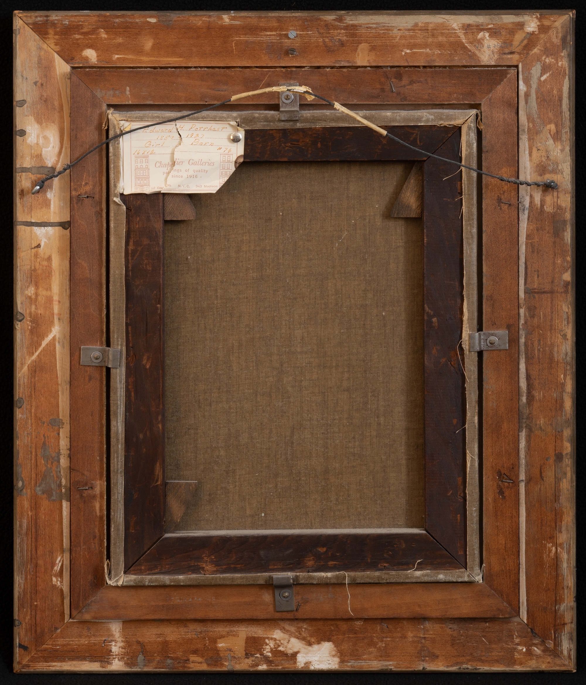 Edward Potthast | Girl in Barn | MutualArt