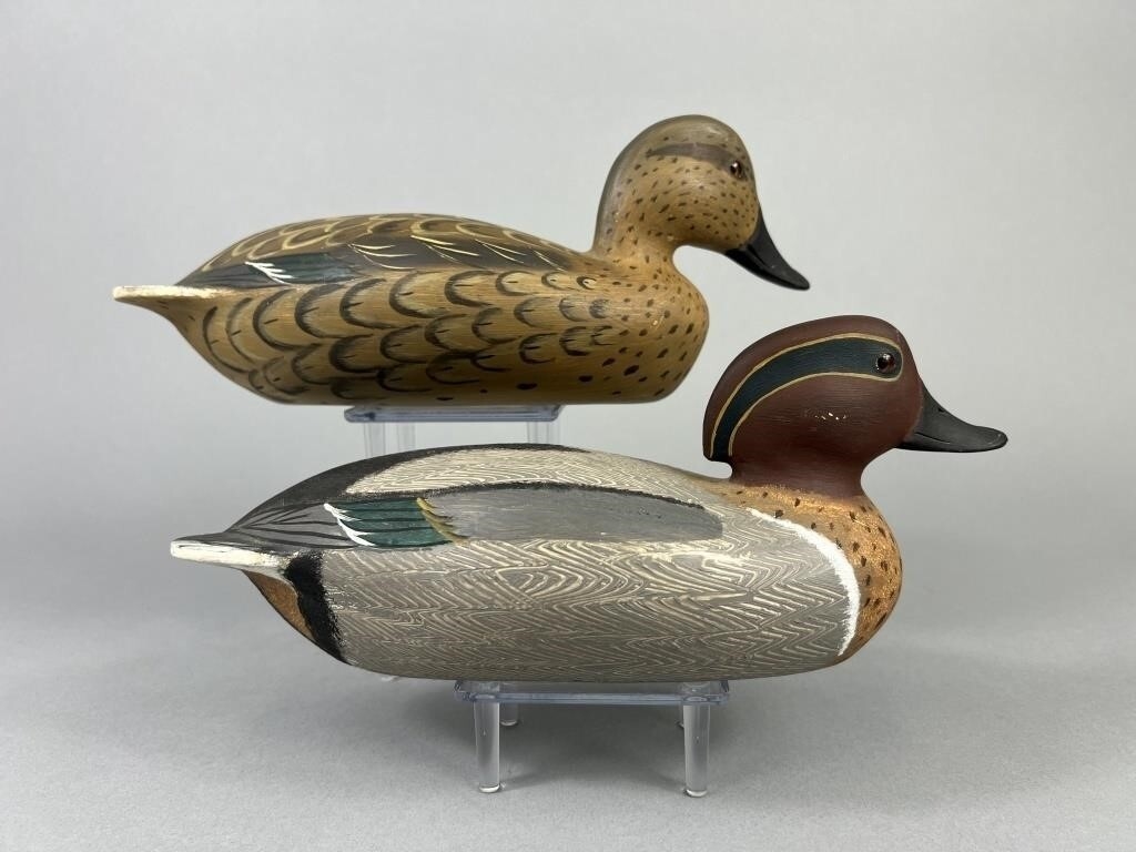 Virgil Lashbrook | Green-Winged Teal Duck Decoys (90) | MutualArt