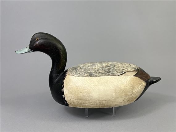 Mike Valley | Bluebill Drake Duck Decoy (1999) | MutualArt