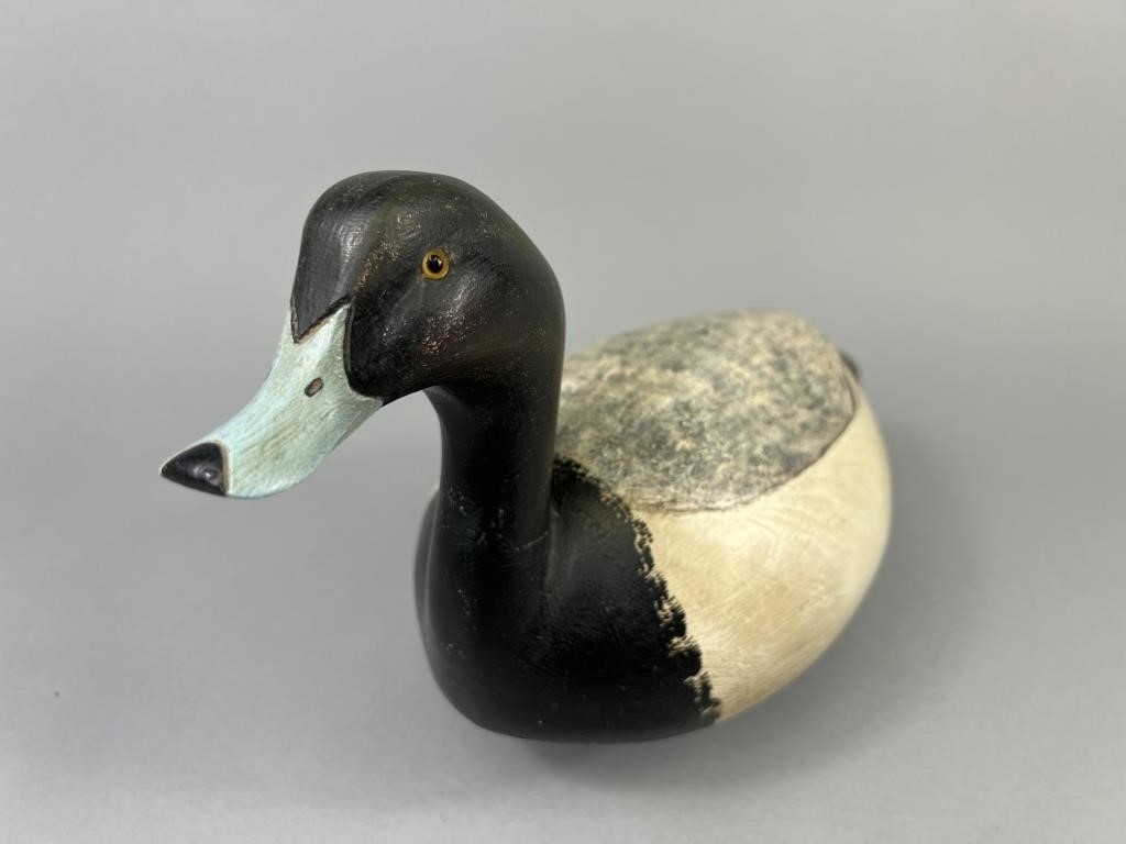 Mike Valley | Bluebill Drake Duck Decoy (1999) | MutualArt