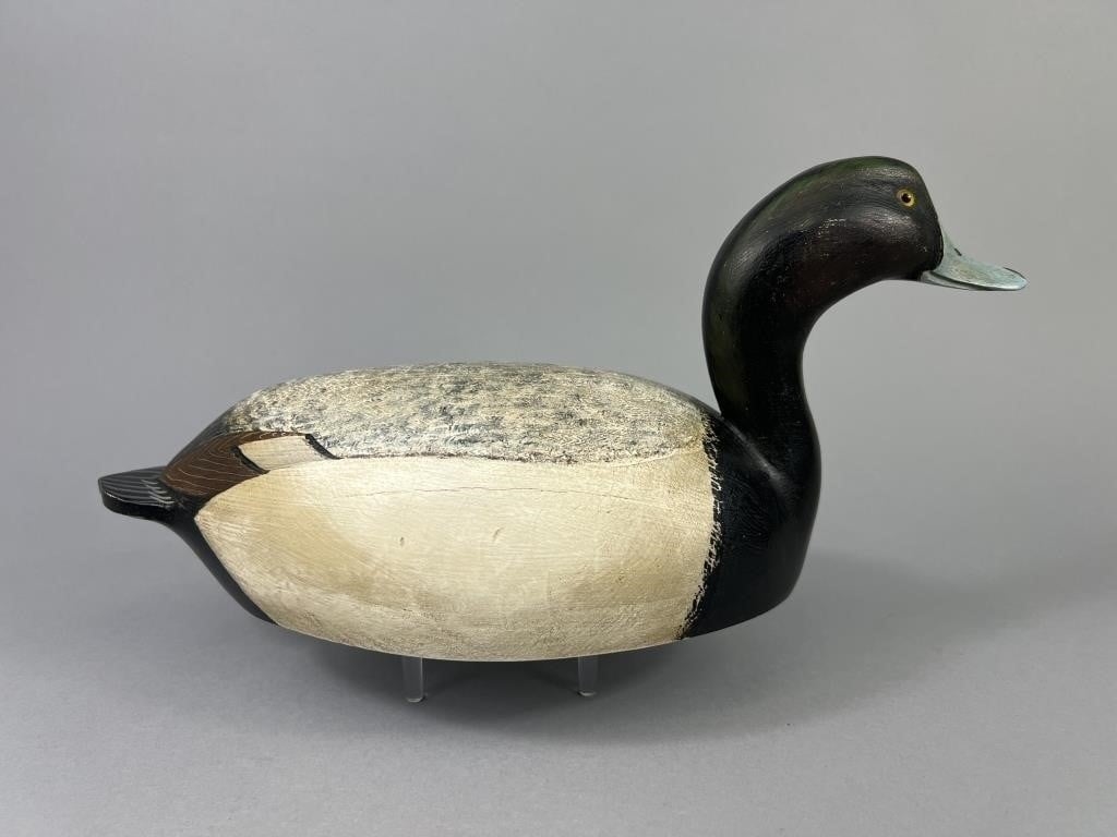 Mike Valley | Bluebill Drake Duck Decoy (1999) | MutualArt