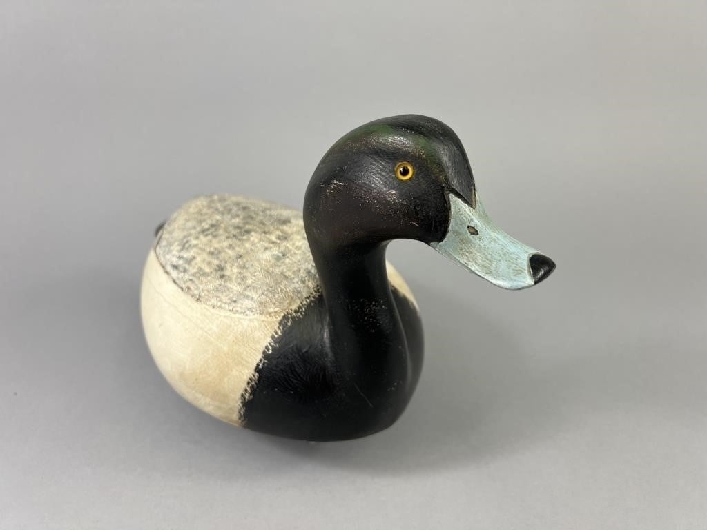 Mike Valley | Bluebill Drake Duck Decoy (1999) | MutualArt