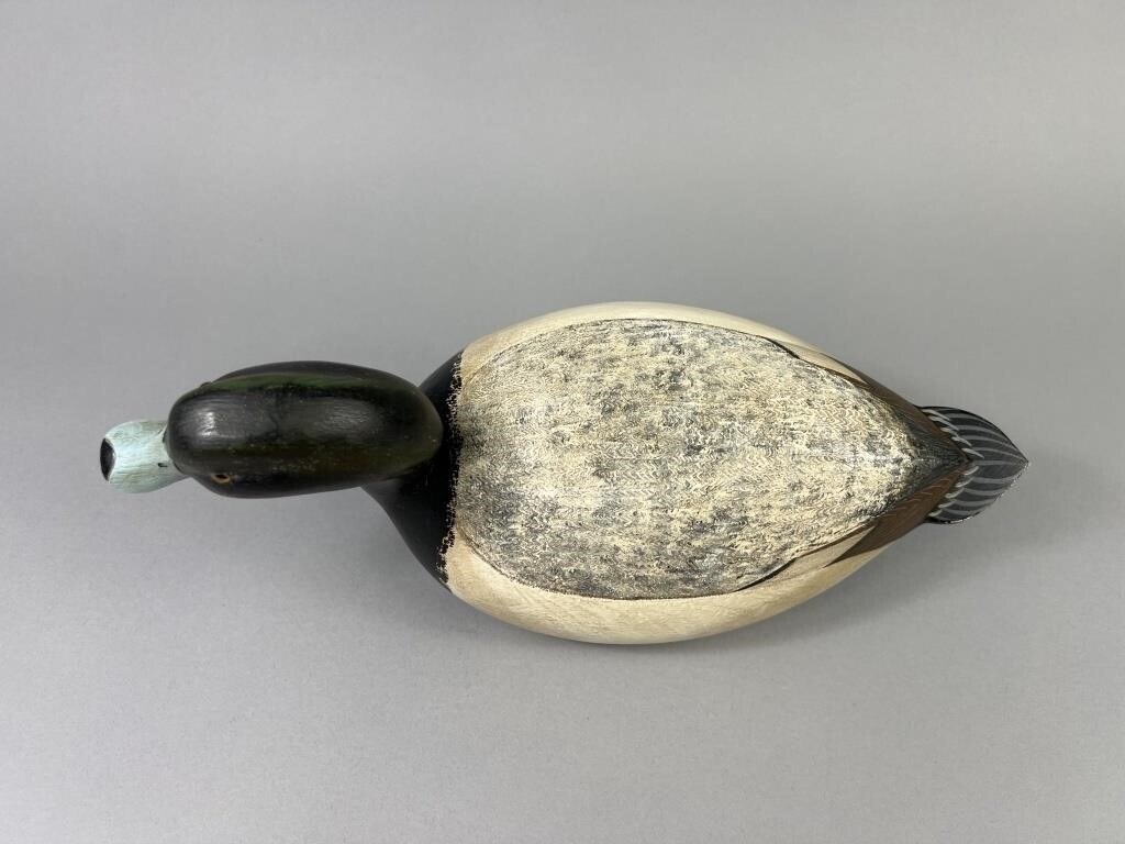 Mike Valley | Bluebill Drake Duck Decoy (1999) | MutualArt