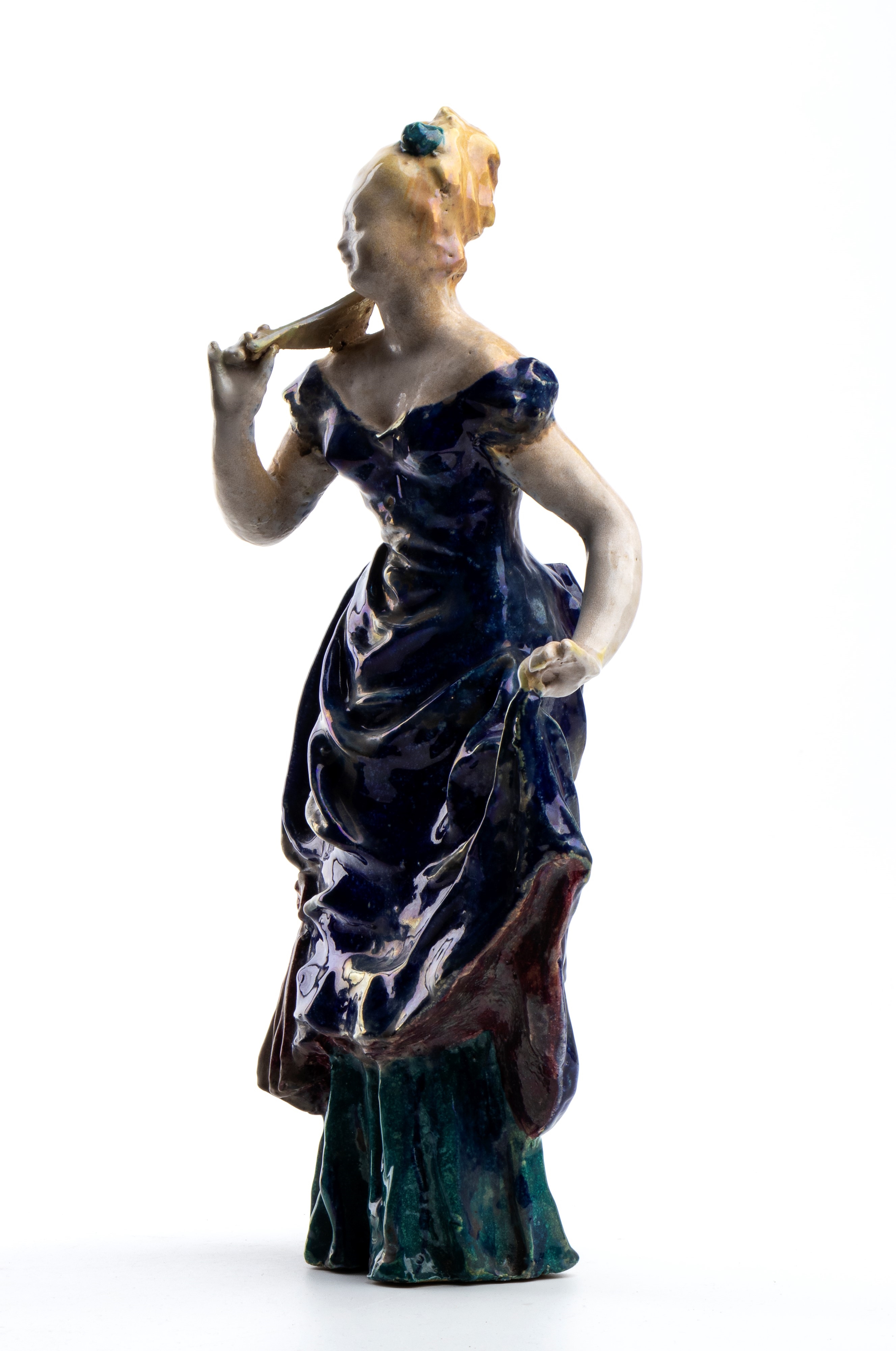 Domenico Matteucci | Lady with fan | MutualArt