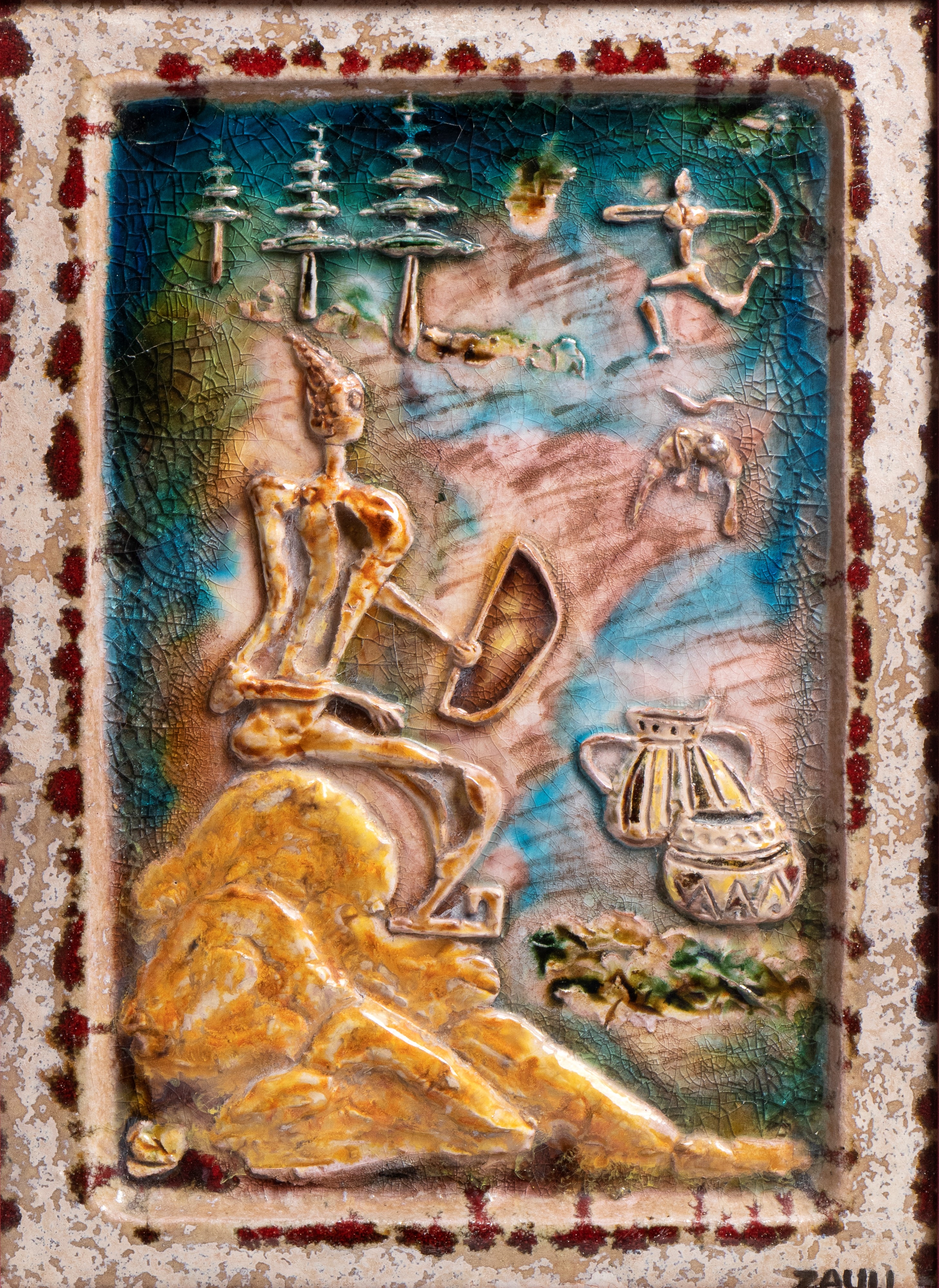 Carlo Zauli | Hunter at rest | MutualArt