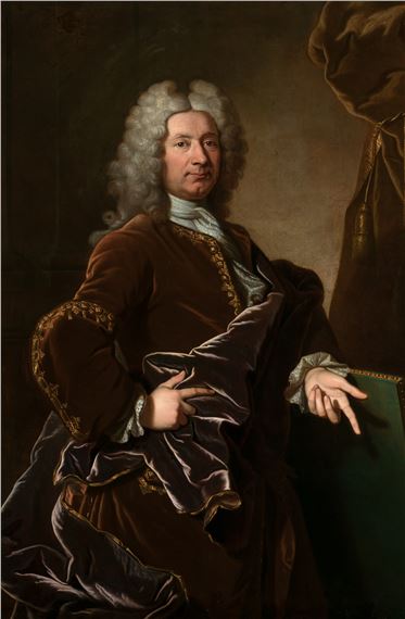 Bouys André | Portrait of a Gentleman in a Red Velvet Coat | Compare ...