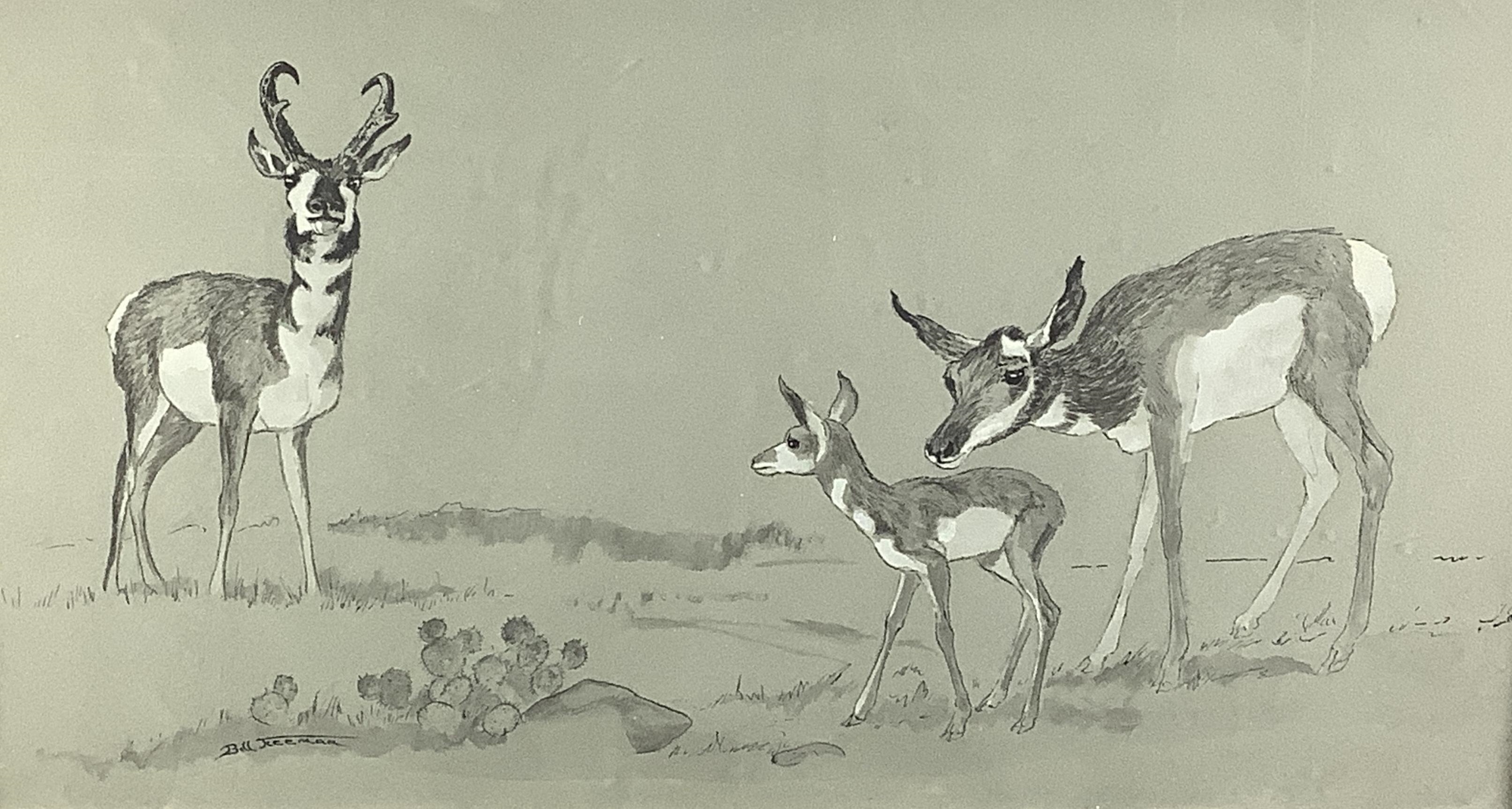 Bill Freeman | Watercolor On Paper | MutualArt