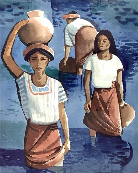 Ralph Hulett | Watercolor On Board | MutualArt