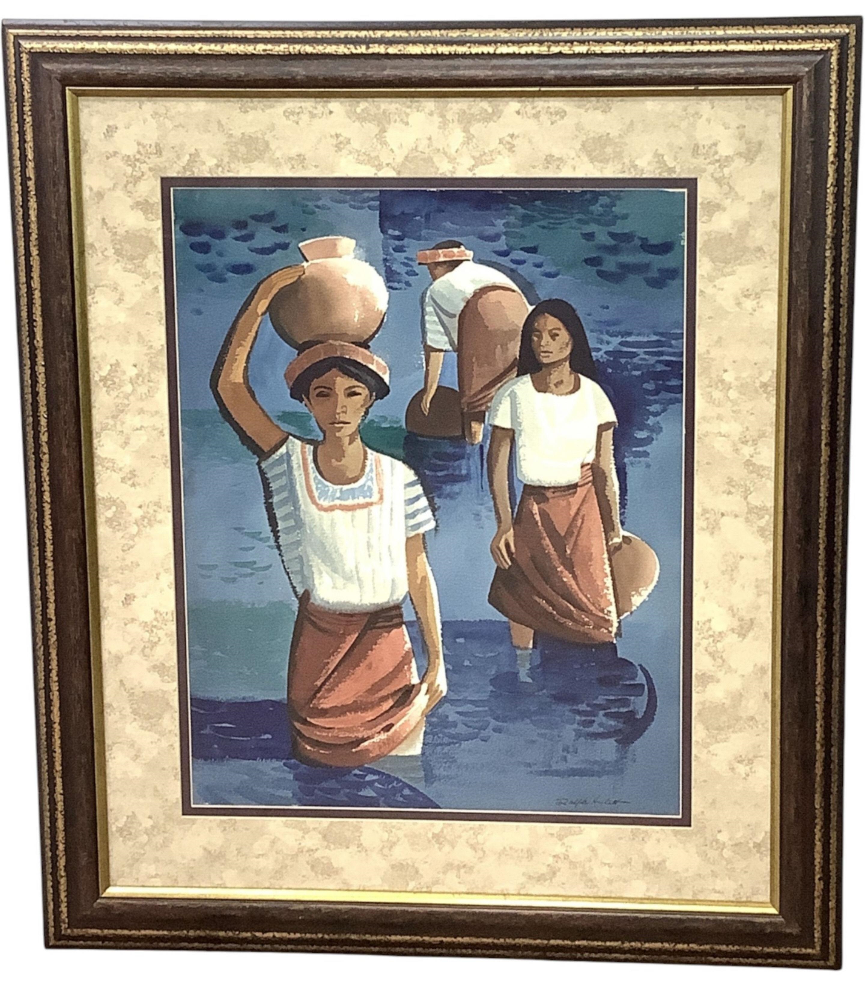 Ralph Hulett | Watercolor On Board | MutualArt