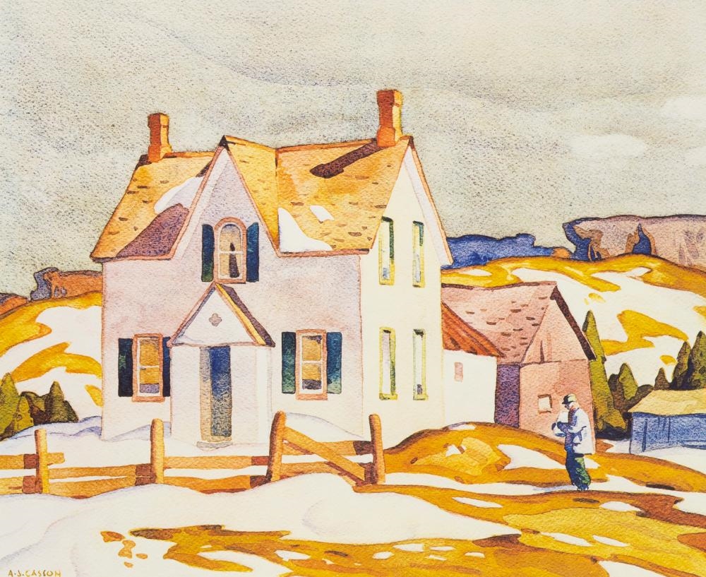 Alfred Joseph Casson | Farm House | MutualArt