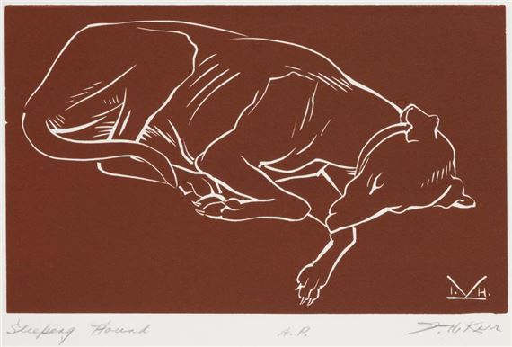 Illingworth Holey Kerr | Sleeping Hound | MutualArt