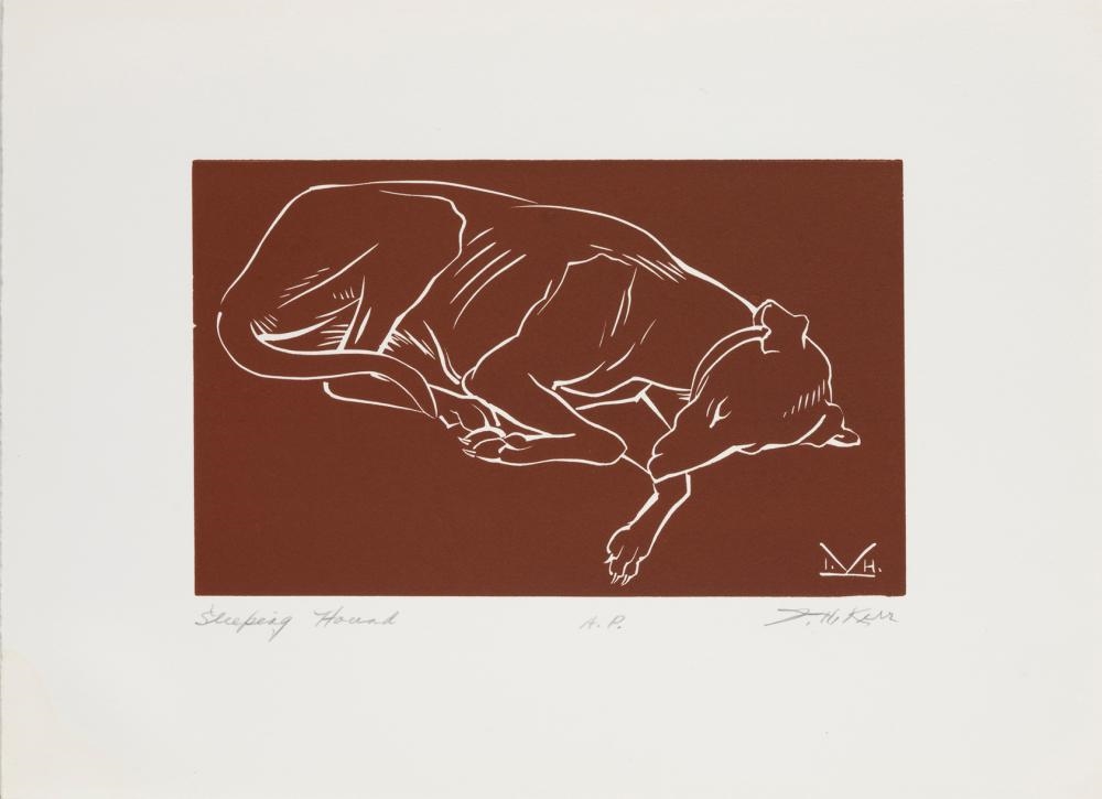 Illingworth Holey Kerr | Sleeping Hound | MutualArt