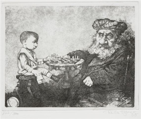Charles Bragg | Chess Match | MutualArt