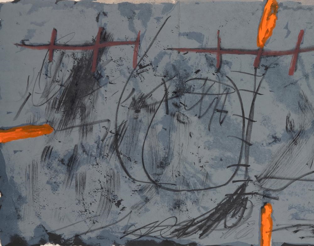 Antoni Tàpies | Orange and Grey (1967) | MutualArt