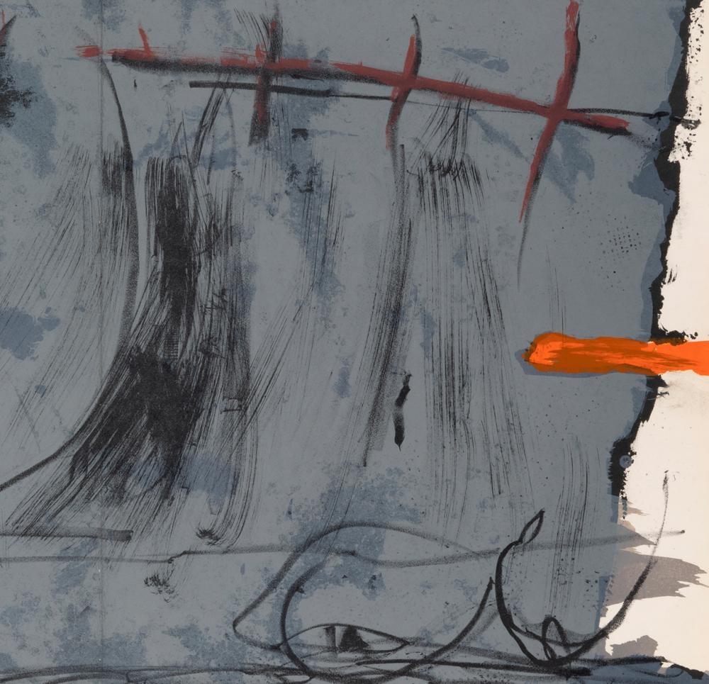 Antoni Tàpies | Orange and Grey (1967) | MutualArt