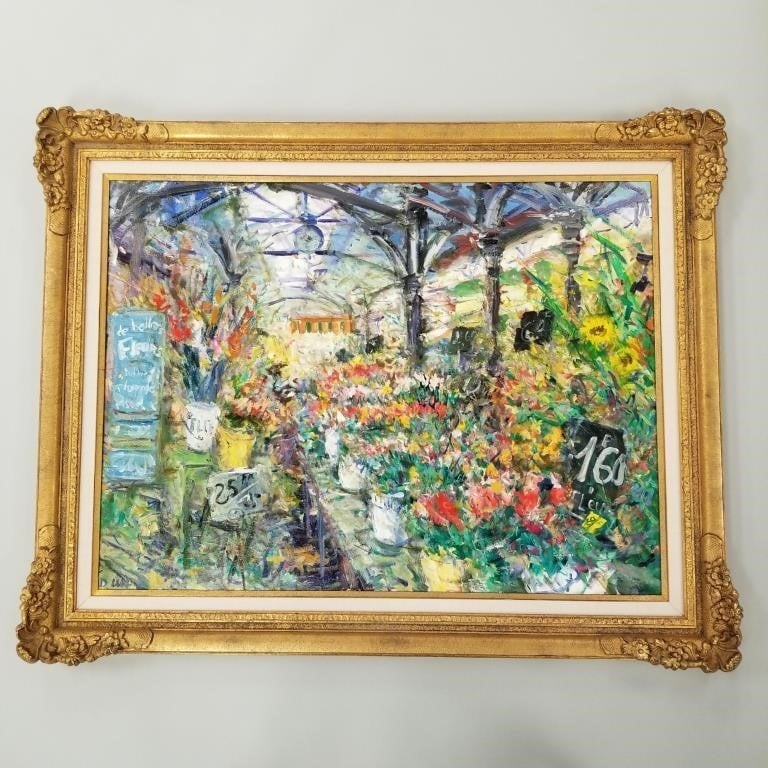 Duane Alt | Antibes Flower Market | MutualArt