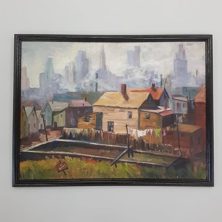 D.M. Hopkins | cityscape | MutualArt