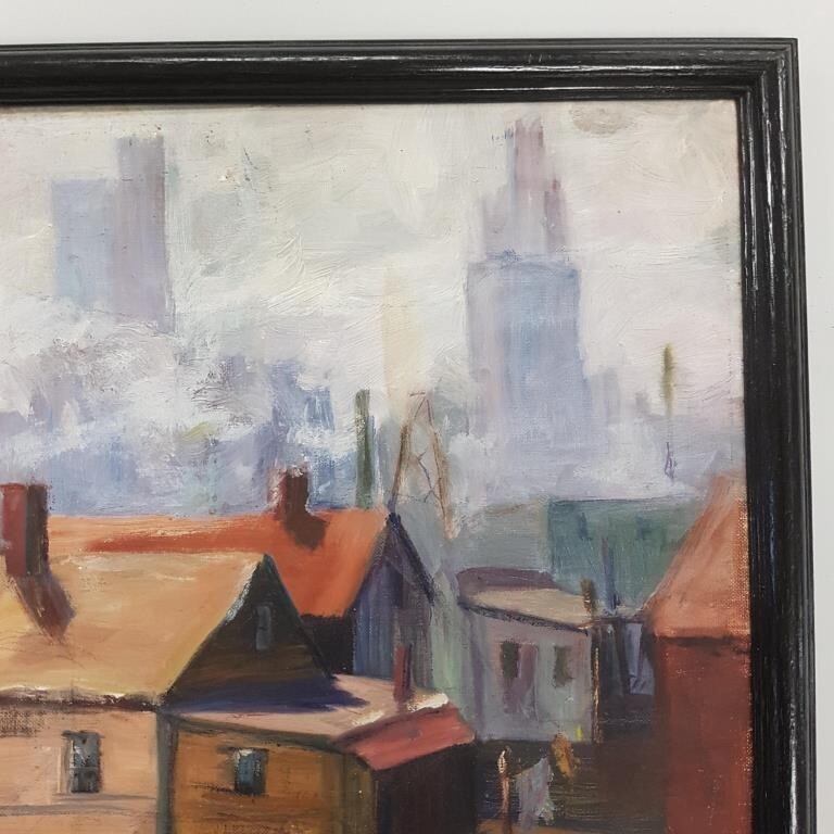 D.M. Hopkins | cityscape | MutualArt