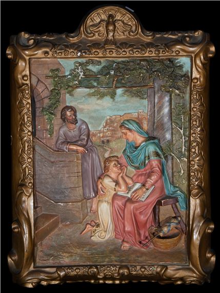 European School, 19th Century | Relieve de la Sagrada Familia en ...